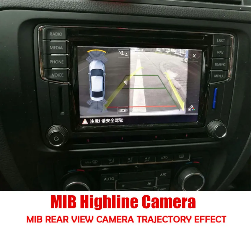 MIB High Line Camera Rear view camera with trajectory RCD330 DIS PRO ...