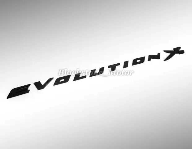 1 SET "EVOLUTION X" 3D Exclusive Edition Fit For Lancer Evo X ...