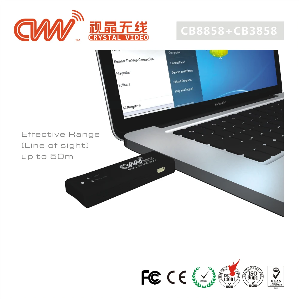 New WHDI Technology Wireless HDMI Extender 30m HDMI Deliver Transmitter ...