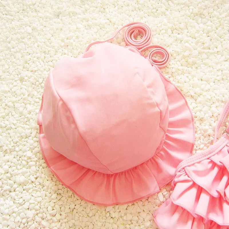 Cute Kids Girls Swimwear Two Pieces Child Swimsuit Ruffle Children ...