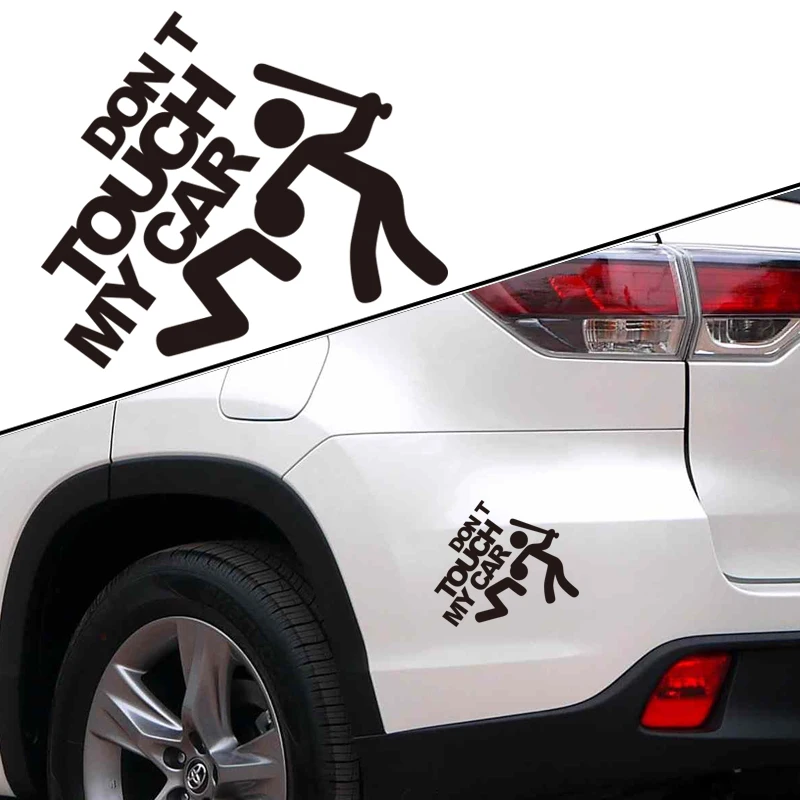 Funny Reflective Dont Touch My Car Warning Sticker Car Styling Tail