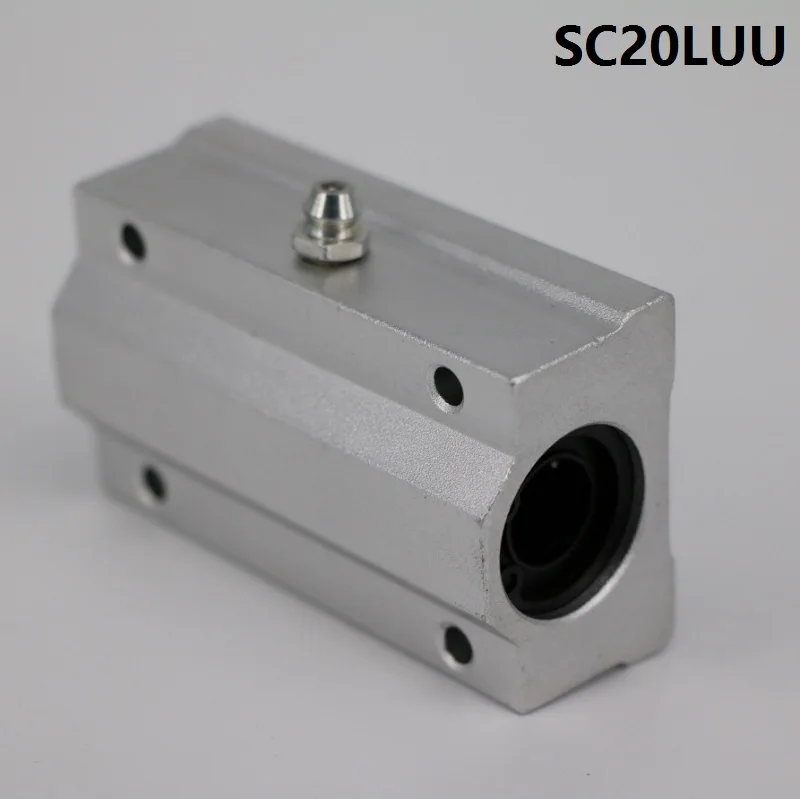Unidad de caja lineal de tipo largo SC20LUU SCS20LUU, bloque deslizante ...