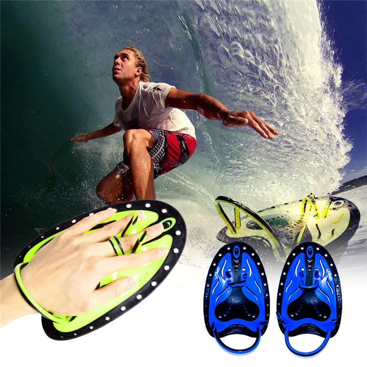 Pro Swimming Fins 1 Pair Adjustable Swimming Hand Paddles Fins Flippers ...