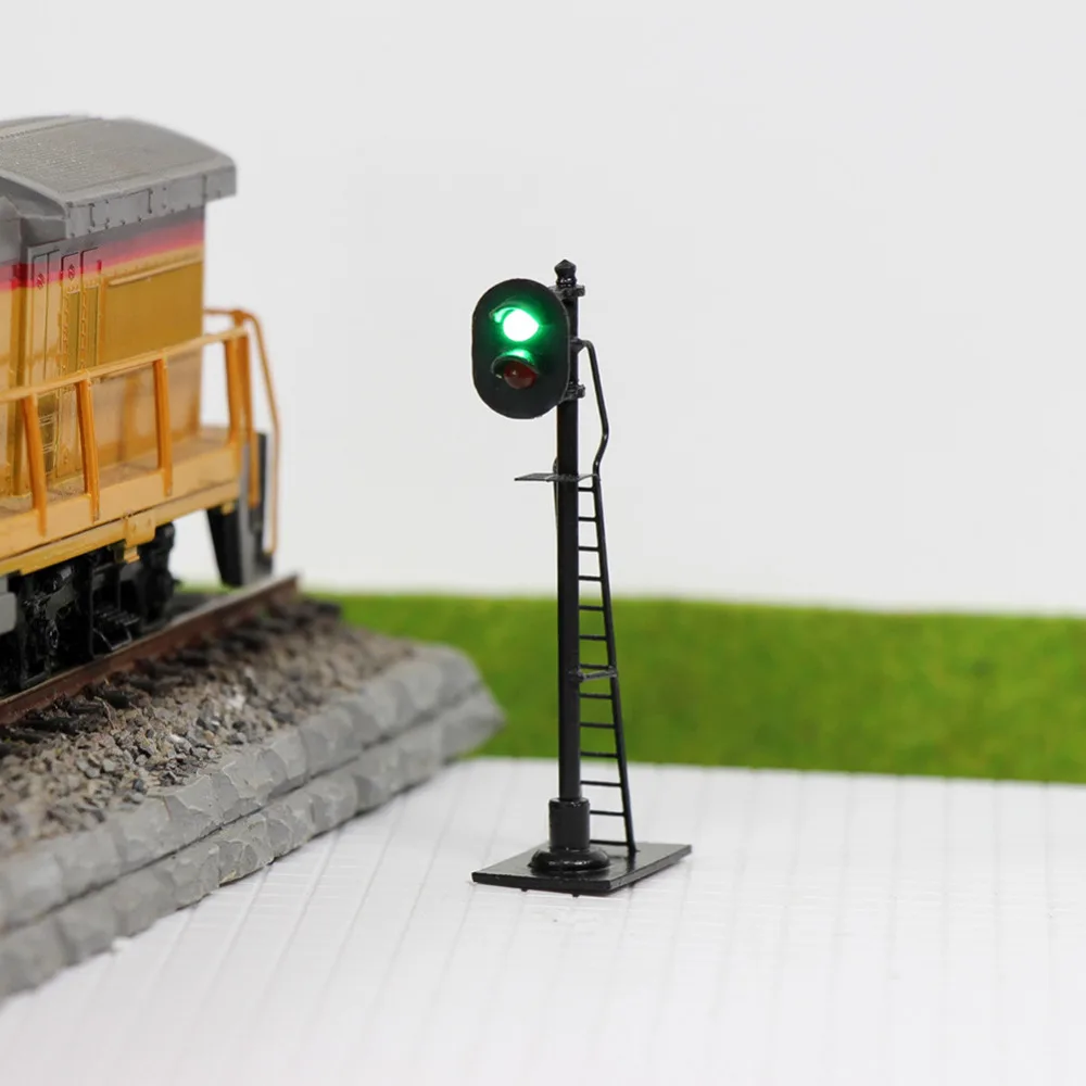 Evemodel-Signal-HO-Scale-Black-Block-Signal-Green-Over-Red-Traffic ...