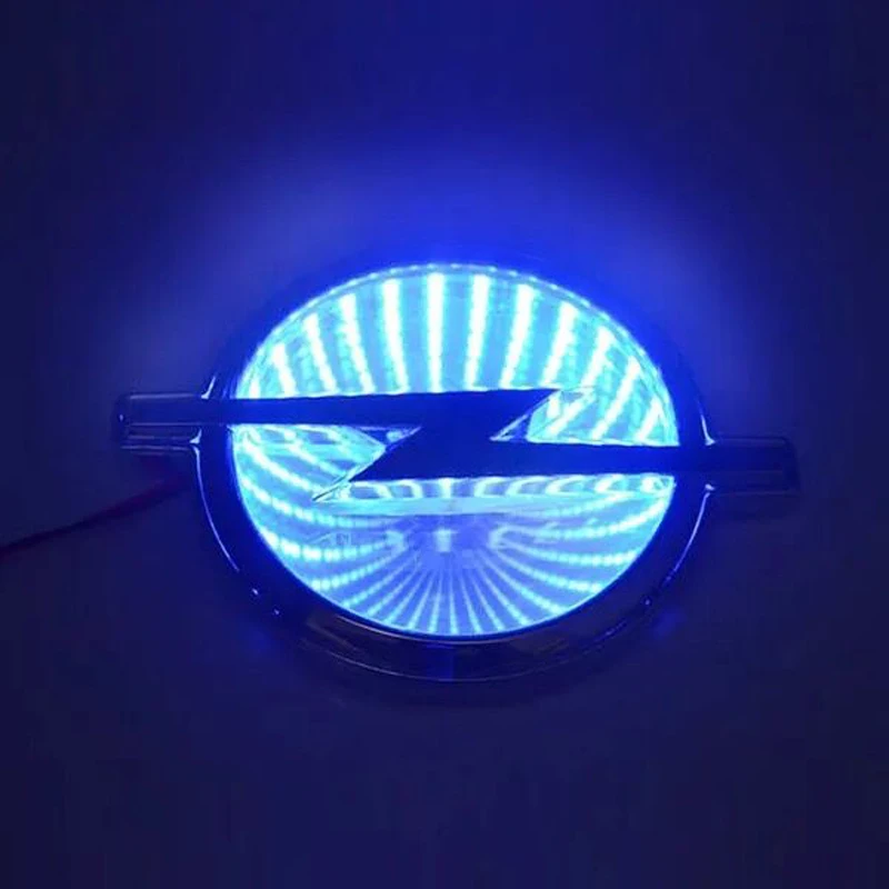 3D LED Car Tail Logo Blue Lr Opel Es Auto B L US $7.85 semco.com.pe