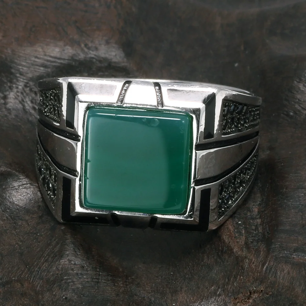 Cool Retro Vintage Turkish Ring For Men Large With Stones Colors ...