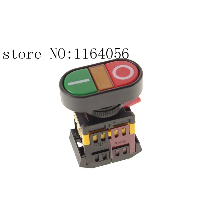 1pcs 24vdc Start-stop Double Pushbutton With Led Pilot Lamp Brand New - Switches - AliExpress