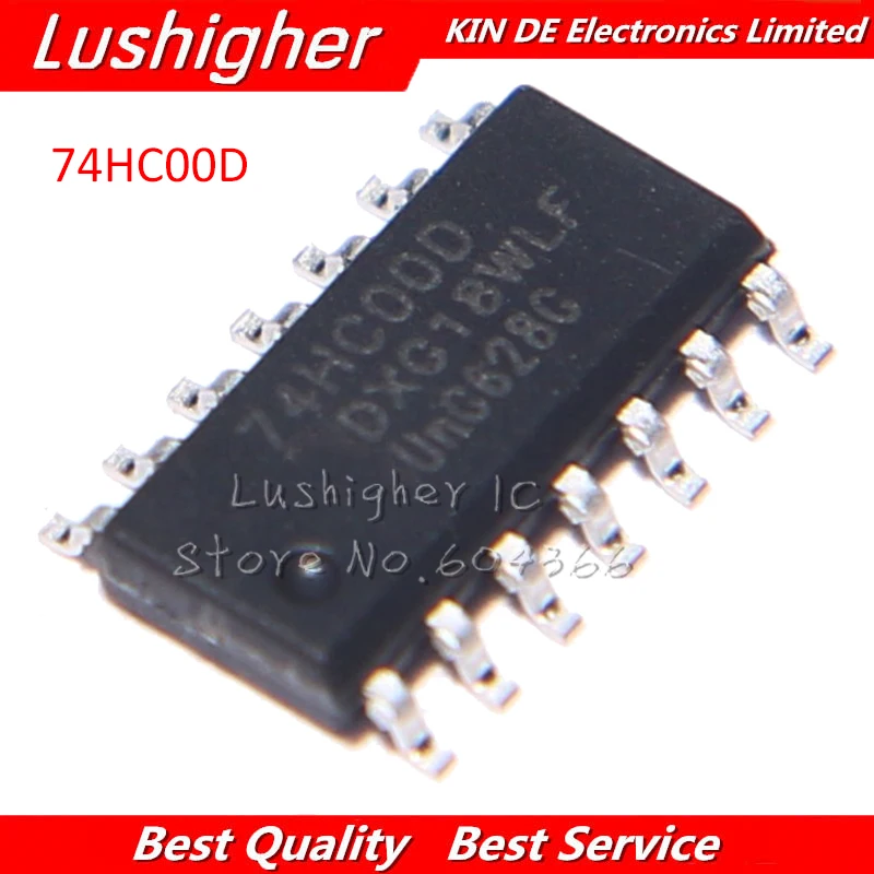 20PCS 74HC00D 74HC00 SOP14 SN74HC00DR SOP SN74HC00 SMD IC New Original ...