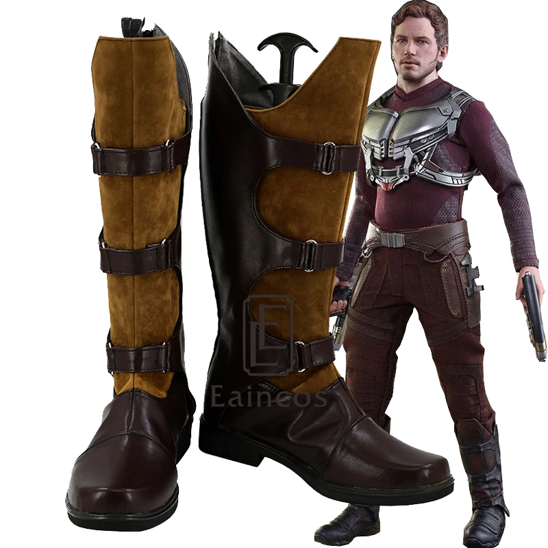 Guardians of the Galaxy 2 Star Lord Shoes Cosplay Party Fancy Boots ...