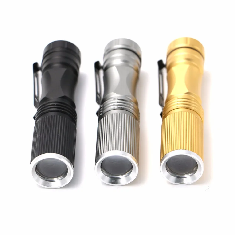 MainiFire 3 mode Mini 800LM LED Flashlight Torch Adjustable Focus Light ...