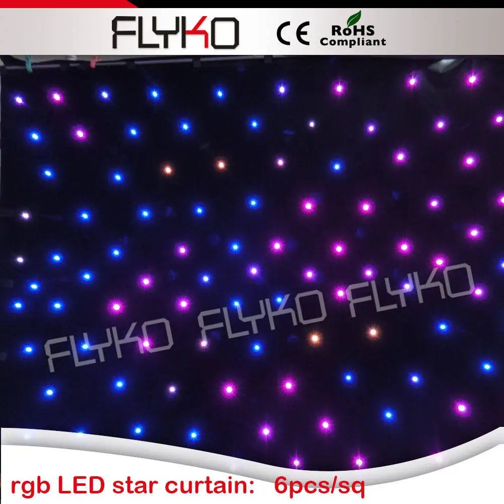 3x4m wedding mandap backdrop LED star curtain|led star curtain|star led ...