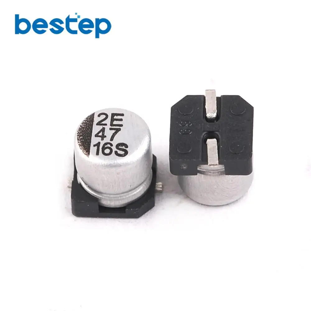 50pcs Chip Electrolytic Capacitor 16v 47uf Volume 5*5.4 - Capacitors ...