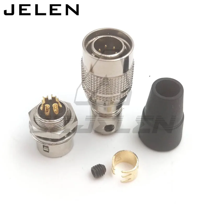 Hirose 6 pin plug socket, male and female connector, mapping equipment ...