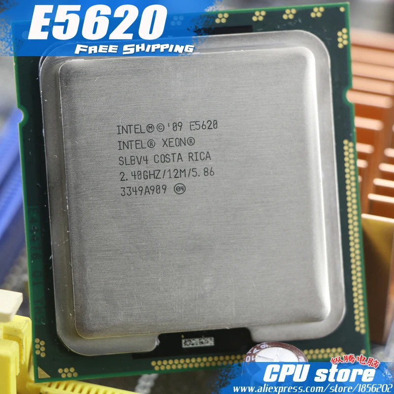 Procesador Intel Xeon E5620, CPU de 2,4 GHz, LGA1366, 12MB, caché L3 ...