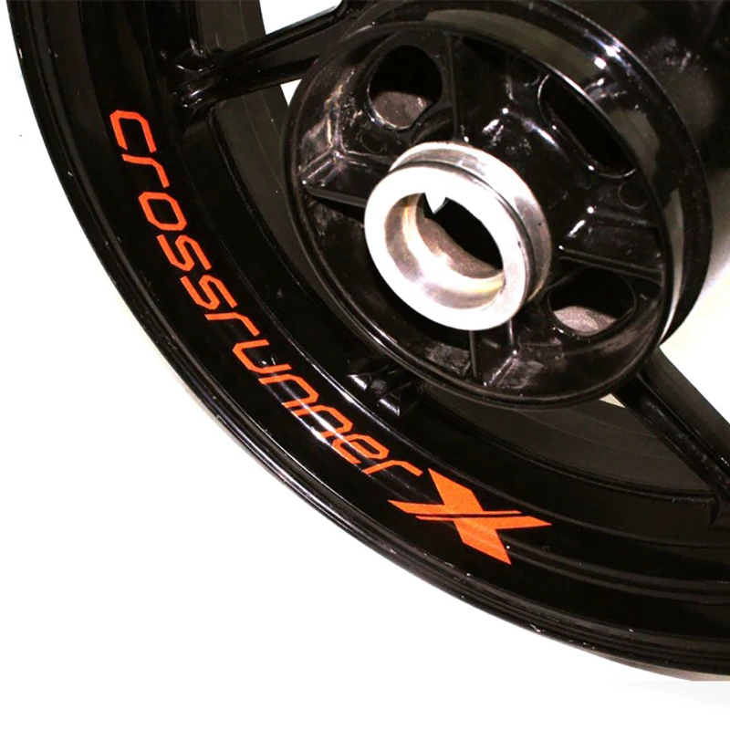 Motorcycle Wheel Sticker Decal Reflective Rim Bike Motorcycle Suitable ...