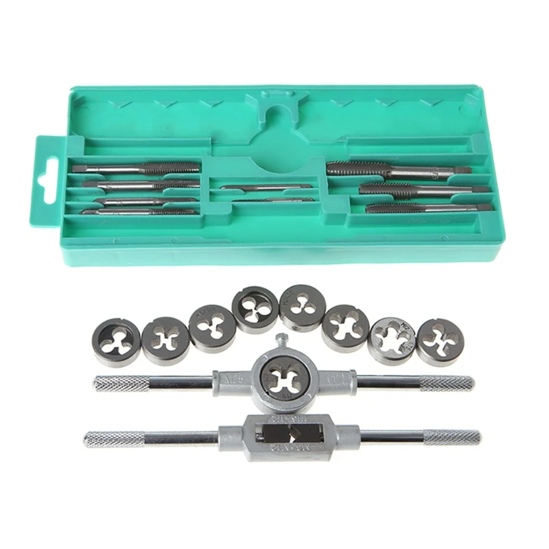 20 Pcs Tap Die Set Metric Hand Threading Tool Tungsten Carbide Screw Thread L15 - Tap & Die ...