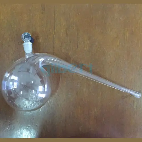 2000ml Borosilicate Glass Retort with Ground in Stopper Round Bottom ...