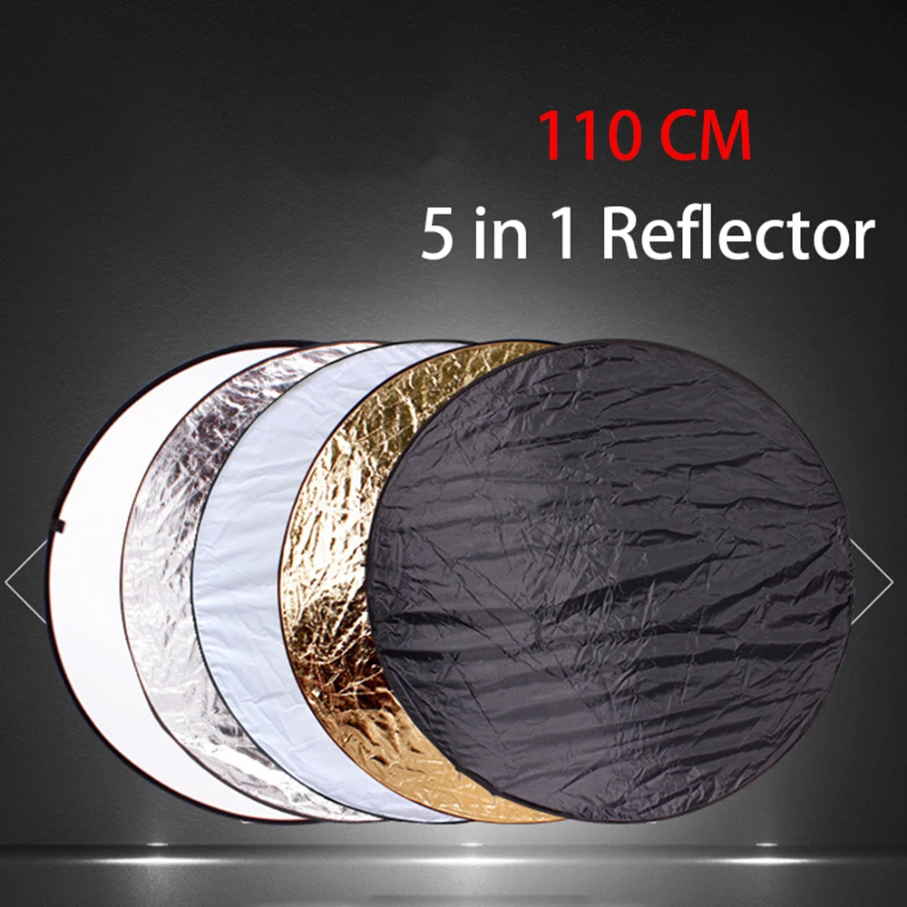 5-in-1Portable-110cm-Photography-Photo-Reflector-Collapsible-Light ...