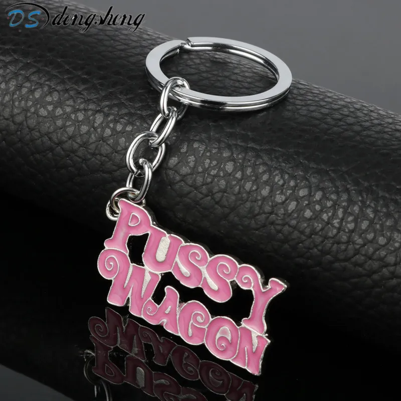 dongsheng-Movie-Kill-Bill-Series-Pendants-PUSSY-WAGON-Letter-Metal ...