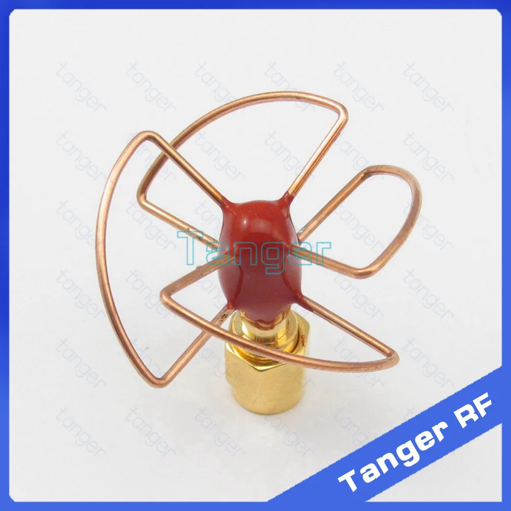 SMA-Male-5G8-FPV-Antenna-5-8GHz-4-Leaf-Blade-5-8-GHz-TX-Circular ...