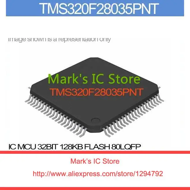 Tms320f28035pnt TMS320F28035 IC MCU 32BIT 128KB FLASH 80 LQFP 320F2803 ...
