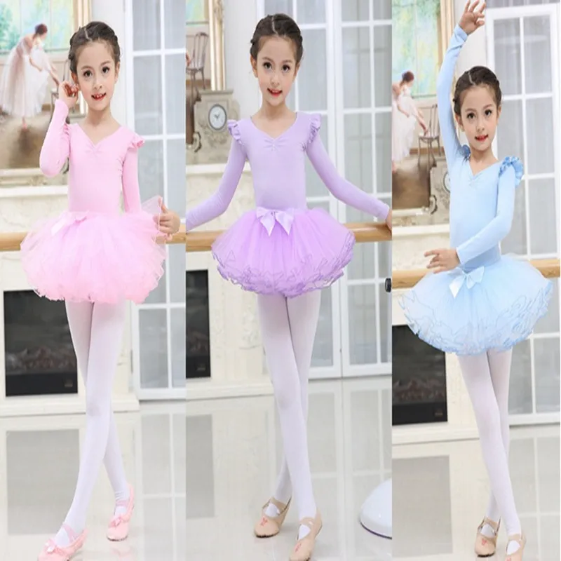 New Girls Ballet Dress For Children Girl Dance Clothing Kids Ballet ...