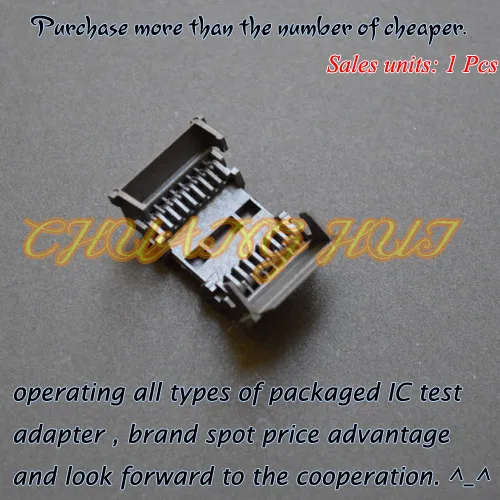 300mil SOP16 SOIC16 test socket (Back pin SMD) IC socket Clamshell ...