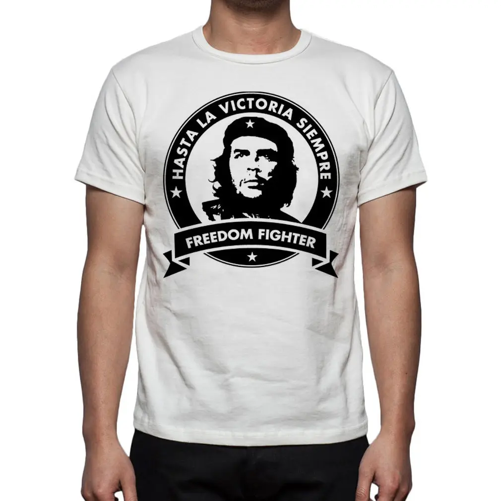 OKOUFEN Summer Mens Print T shirt Fidel Castro Che Guevara Cuba Men s ...