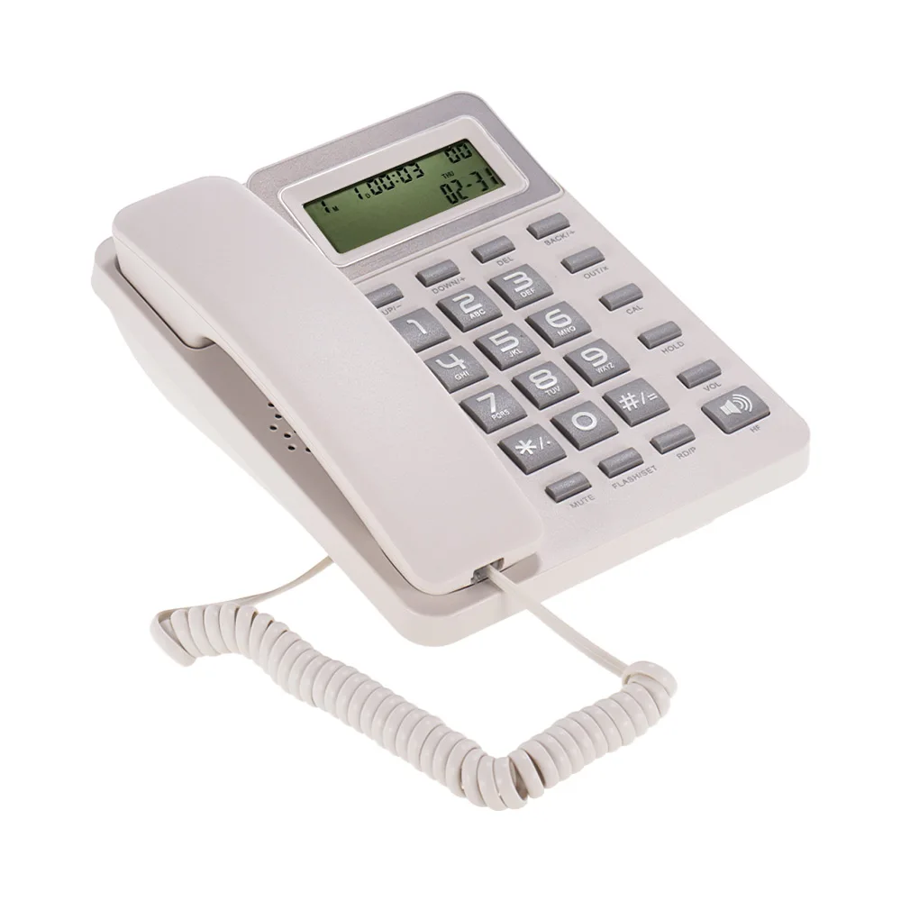 Desktop-Corded-Landline-Phone-Fixed-Telephone-with-LCD-Display-Mute-Pause-Hold-Flash-Redial ...