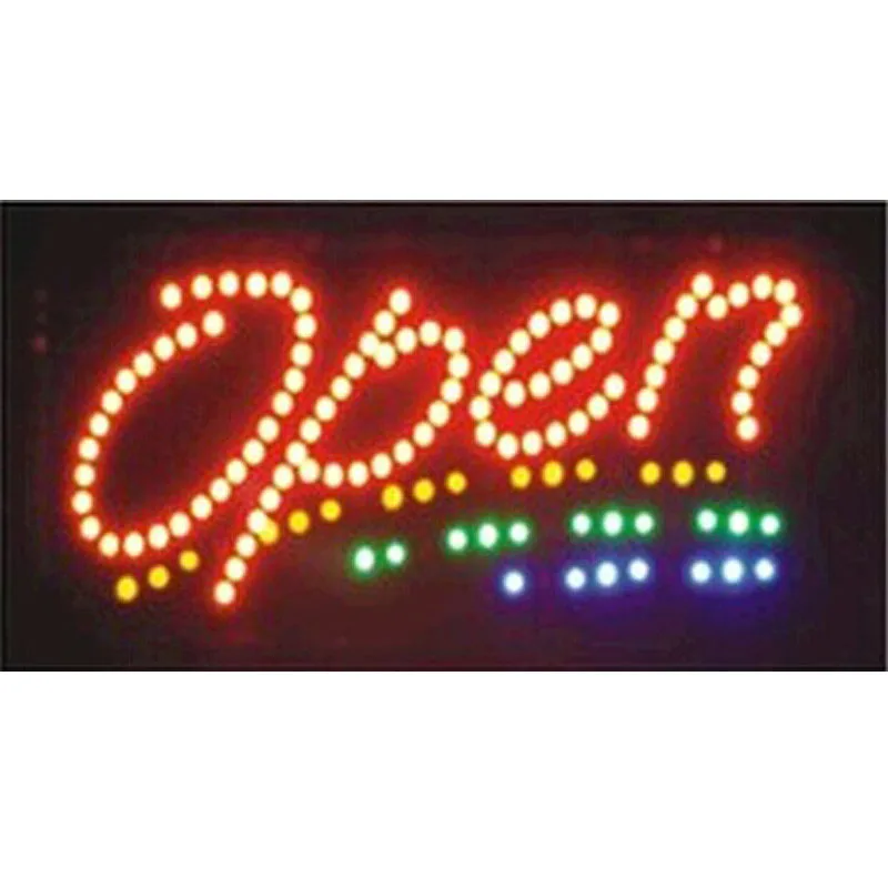 CHENXI Shop open led signs 직접 판매 10X19 인치 실내 애니메이션 실행 led sign|sign led ...