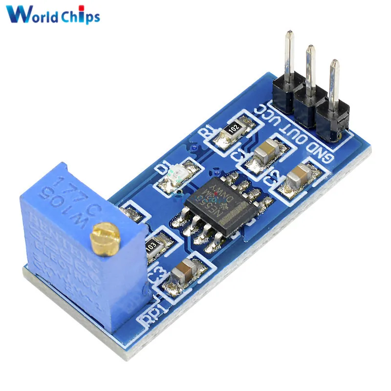 2pcs Ne555 Adjustable Frequency Pulse Generator Module Plate Load ...