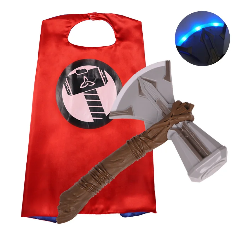 Sound Flash Light Thor Axe Hammer Stormbreaker Kids Toys Cosplay ...