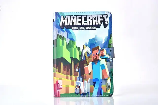 Case for Apple ipad 2 3 4 Minecraft tablet PU leather Cover Flip stand ...