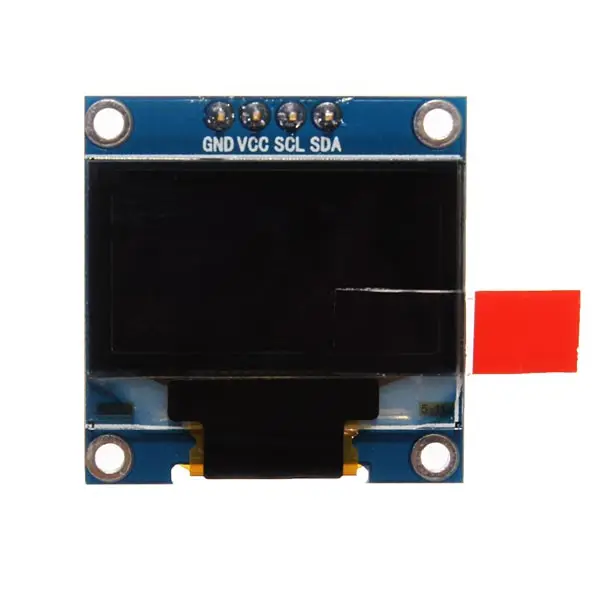 3.3V ~ 6V 0.96 Inch 4Pin White IIC I2C OLED SSD1306 Display Module ...
