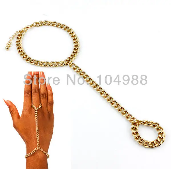 FREE SHIPPING New STYLE HA 01 WOMEN FASHION GOLD Colour METAL HAND ...