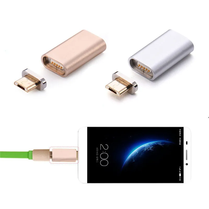 Android Magnetic Micro USB Adapter Connector Transmission Data ...