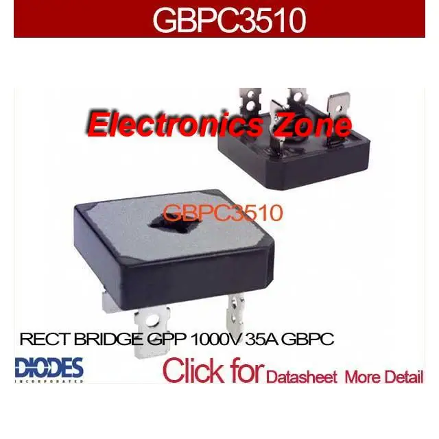 GBPC3510 RECT BRIDGE GPP 1000V 35A GBPC GBPC3510 3510 C3510 PC3510|gbpc ...