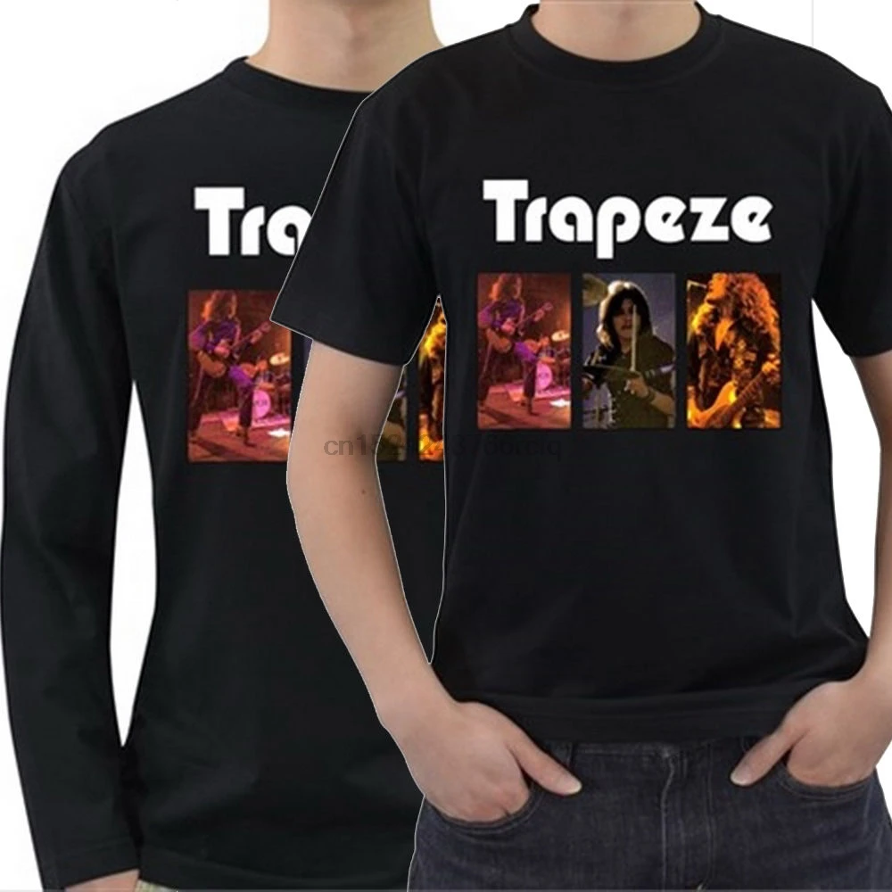 NEW Black Unisex T Shirt Size S M L XL 2XL 3XL Trapeze Band 70s-in T ...