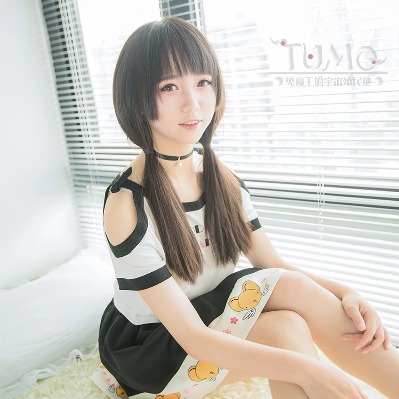 TUMO CARDCAPTOR SAKURA Off Shoulder White Cotton Shirt or KERO ...