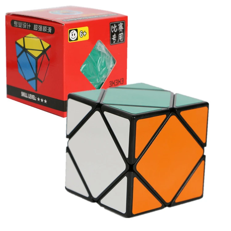 shengshou Skew Cube black puzzle cube Majic speed cubo Four axis ...