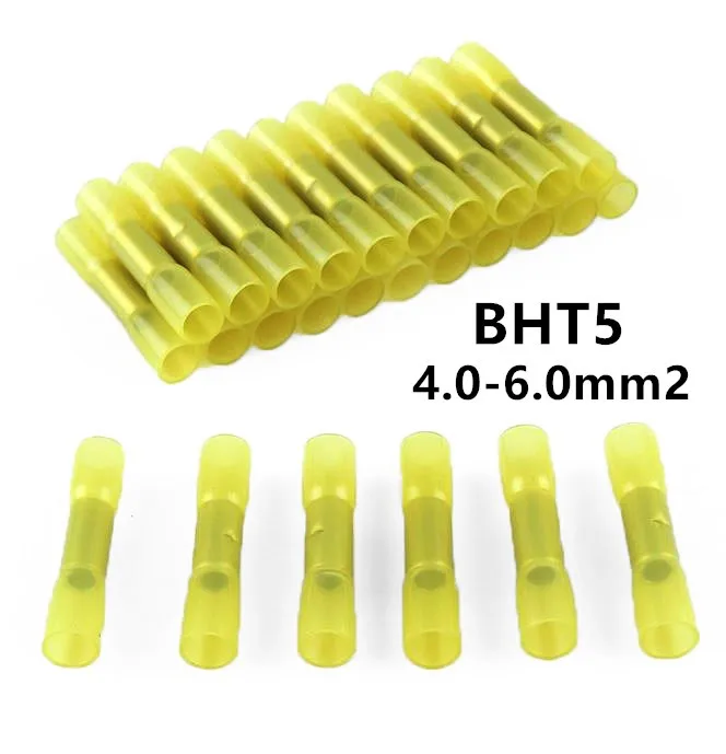 Conector resistente al agua BHT5 12 10AWG, empalme de 4,0 6, 0mm2, Terminal de engarce de junta ...