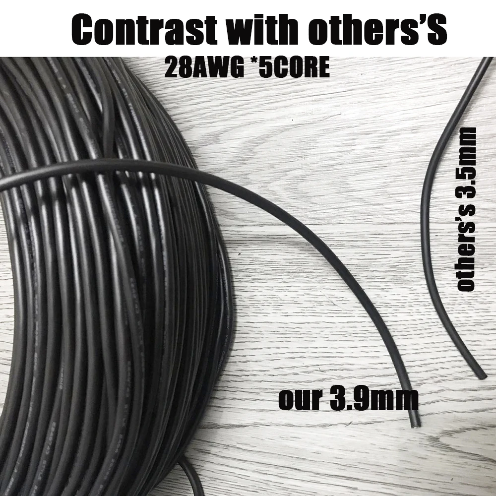 American Standard Power Cord UL 2464 3 core 24AWG Electronic Wire ...