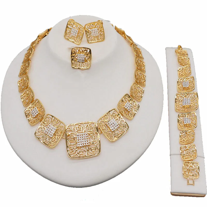 Aliexpress.com : Buy 24k gold plating jewelry sets high quality african ...