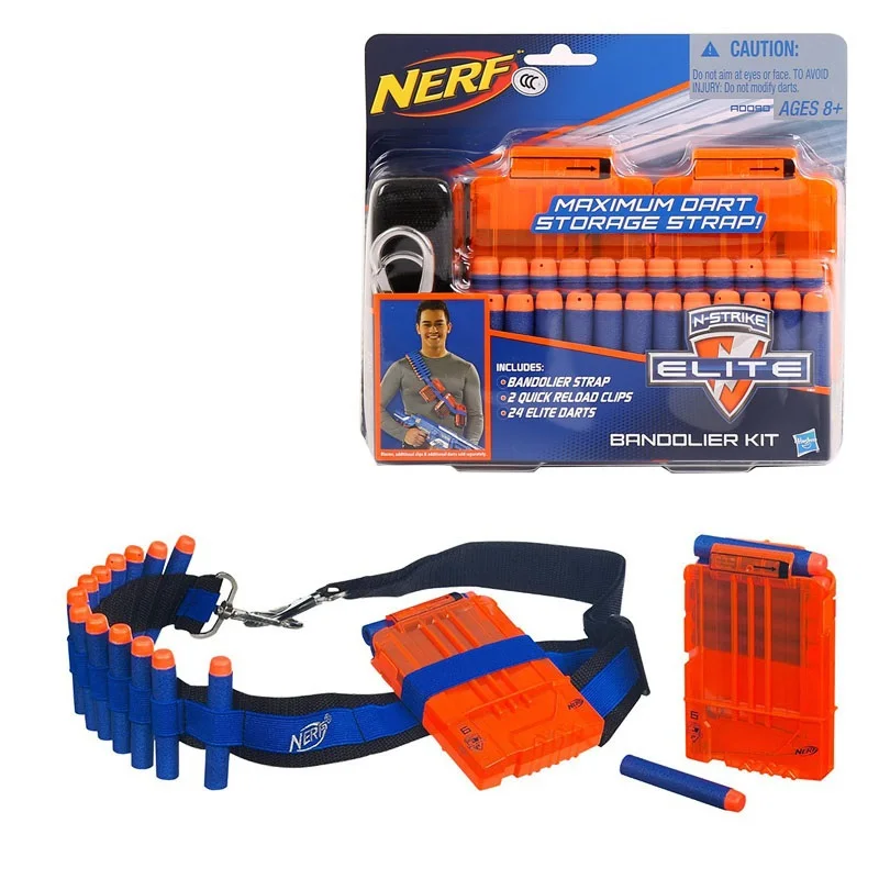 Licensed Nerf N Strike ELITE Bandolier Kit Blaster Toy Gun Maximum Dart ...