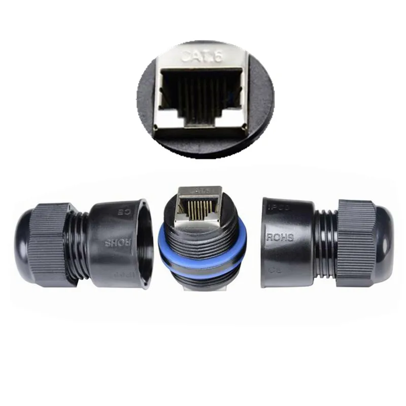 two-straight-head-waterproof-RJ45-connector-m25-Rj45M25-F-F-female ...
