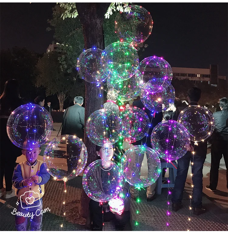 3M LED New arrival 18Inch Luminous Balloon Air Balloon String Lights ...