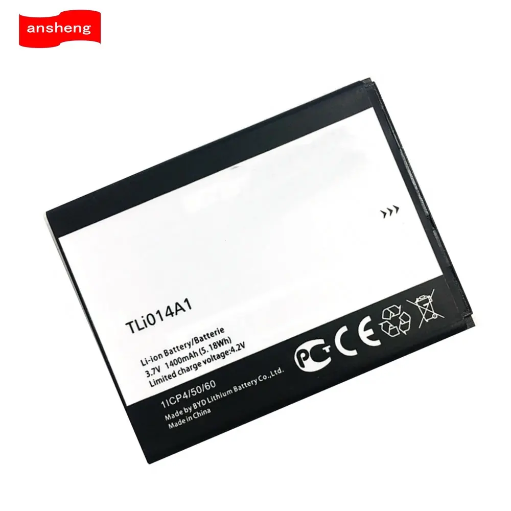 Batería TLi014A1 de alta calidad para teléfono móvil, 1400mAh, para ...