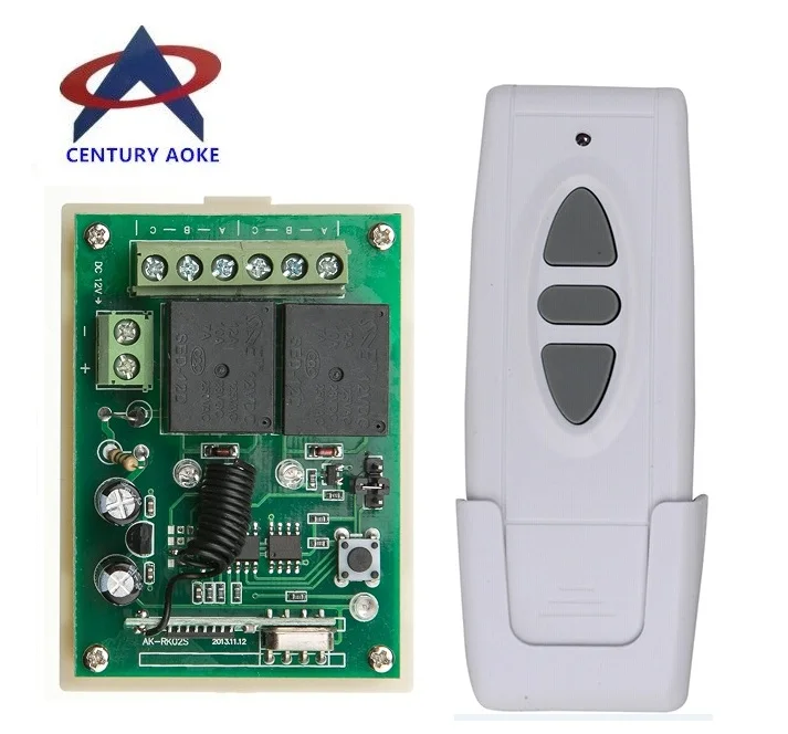 DC 12 V Wireless Motor Remote Switch Controller Forwards Reverse Up ...