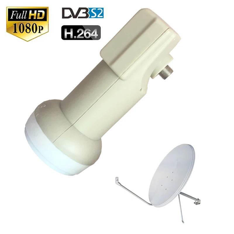 Dvb s2 Low Noise 0.1 dB Waterproof Best Signal Universal KU Band Single ...