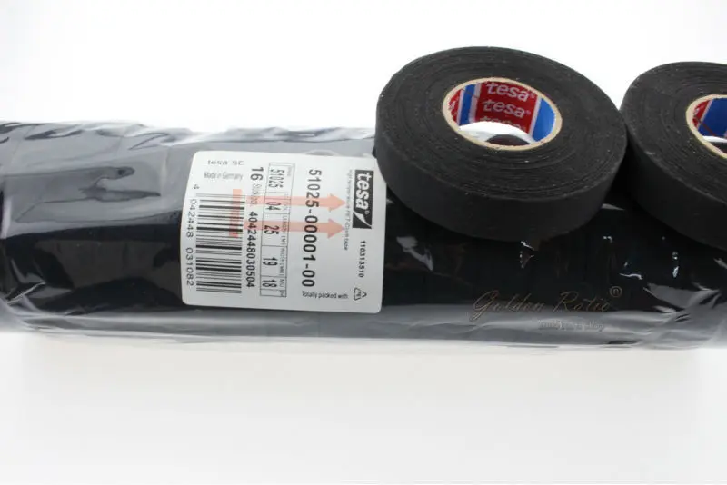 Tesa 51025 Genuine 19mm x 25m Adhesive Tape For Car Moto Cycle Cable ...